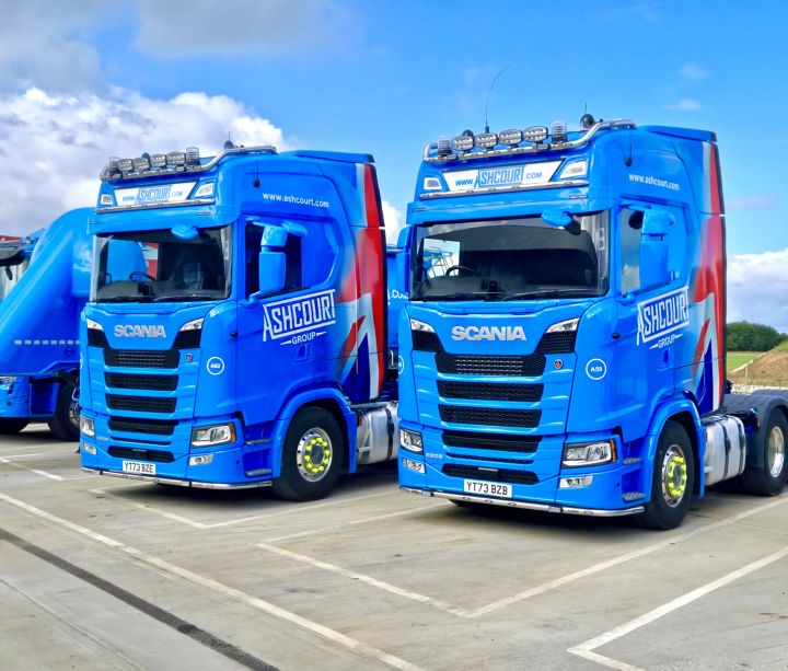 Ashcourt Group’s New Scania Fleet – Wrapped, Polished, and Road Ready ...